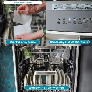 Eco-Friendly Dishwasher Sheets | 180 Washes